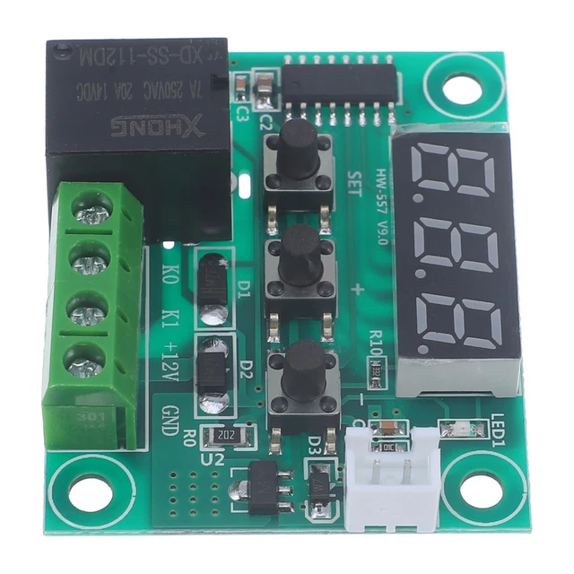 TEMPERATURE CONTROLLER DIGITAL Thermostat Board Kit Electronic Module ...
