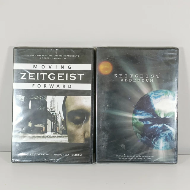 ZEITGEIST THE MOVIE And Adendum by Peter Joseph DVD Bundle Pal New ...