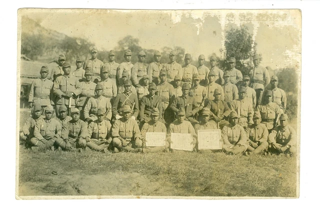 WW2 UNIT PHOTO of over 40 Japanese Soldiers Size 4 x 6 £25.30 - PicClick UK