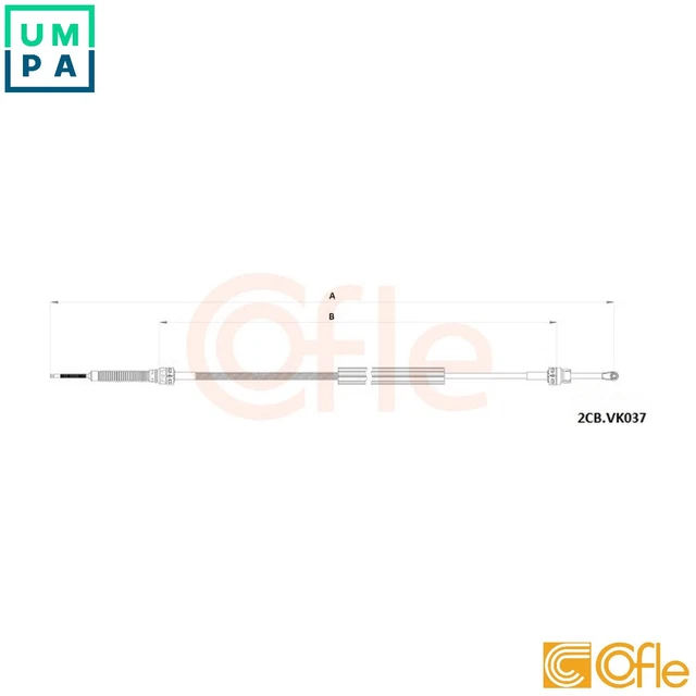 CABLE PULL MANUAL TRANSMISSION 92.2CB.VK037 FOR VW CC/PASSAT/B6/B7 BVX ...