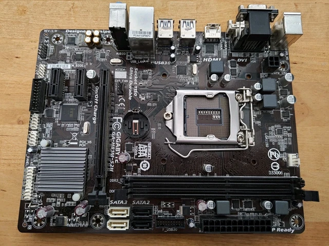 GIGABYTE GA-H81M-S2H, LGA 1150/Socket H3, Intel Motherboard £21.51 ...
