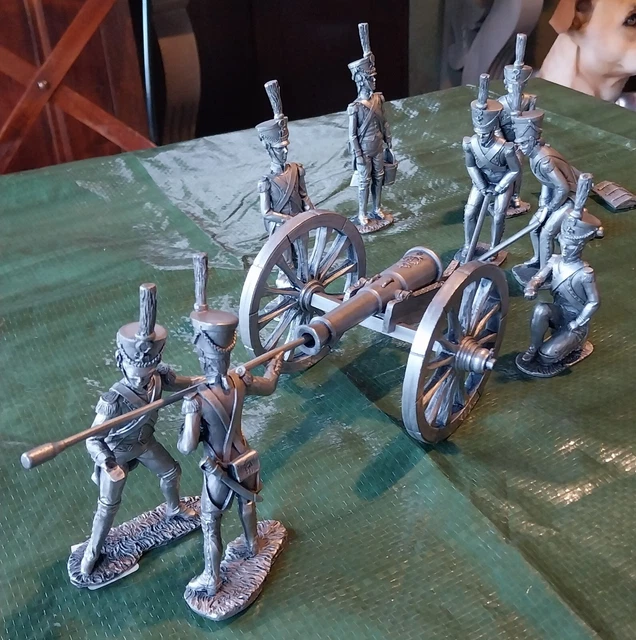 LES ETAINS DU PRINCE- 1er empire-artilleurs à pied, de la garde ...