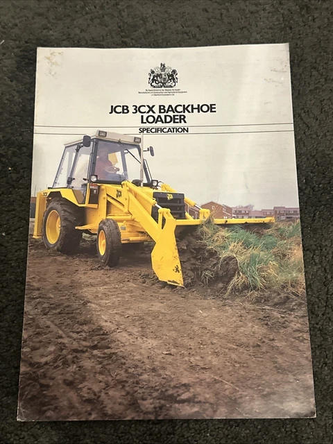JCB 3CX BACKHOE Loader Full Original Brochure, Extremely Rare Vintage £ ...