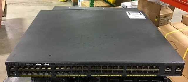 CISCO CATALYST 2960 (WS-C2960X-48FPS-L) 48 Ports Rack Mountable Switch ...