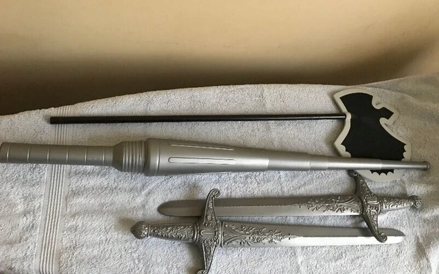 TOY KNIGHTS SWORDS, axe and telescopic jousting lance - Very Sturdy ...