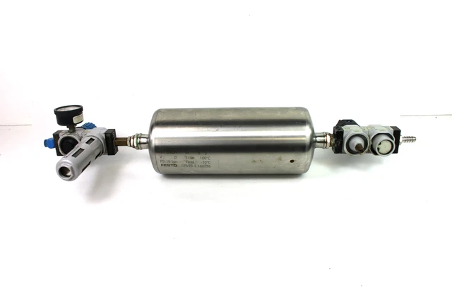 FESTO CRVZS-2 AIR Réservoir Assemblage,2L Volume,16 Barre EUR 91,16 ...