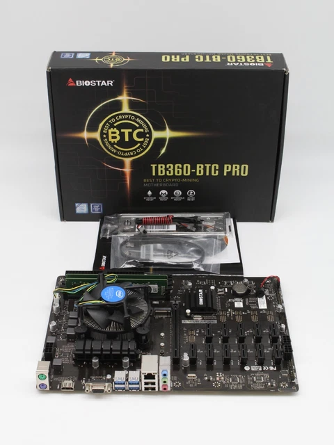 BIOSTAR TB360-BTC PRO Motherboard With Intel Core i3-9100 Processor ...