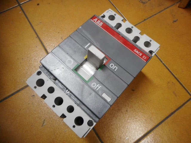 ABB SACE S3H -- MCCB CIRCUIT BREAKER 3 Pole Adjustable 70...100amps $139.00 - PicClick AU