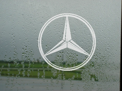 MERCEDES BENZ LOGO Truck Lorry DecalS Stickers Large 180 x 180 mm x 2 ...