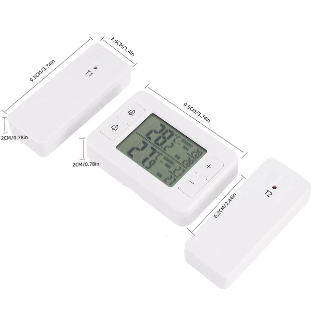 WIRELESS ALARM SYSTEM Digital Thermometer for Cold Storage Areas at ...
