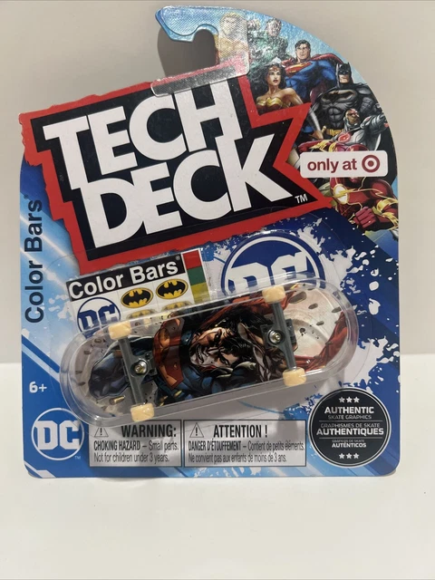 2024 TECH DECK Color Bars DC Comics SUPERMAN (Ultra Rare )Target ...