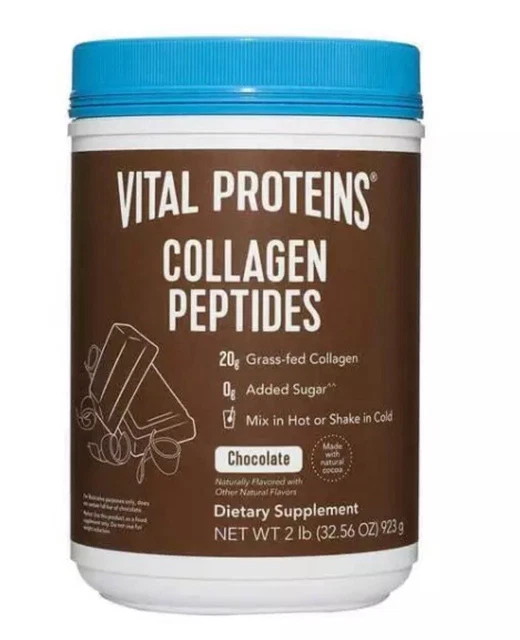 VITAL PRO COLLAGEN Peptides Cocoa Food Supplement 297g £10.00 - PicClick UK