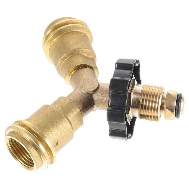 PROPANE SPLITTER TEE Connector Type-1 Tank Tee Fitting For Stove Burner ...