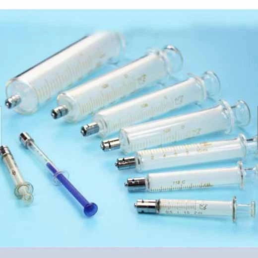 GLASSWARE GLASS SYRINGES Injector Reusable 1-100ml Chemistry Laboratory ...