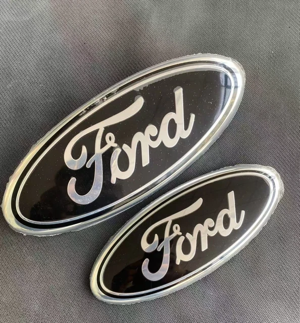 FORD TRANSIT FRONT Rear Badge Emblem 2006-2014 MK6 MK7 Black UK £13.50 ...
