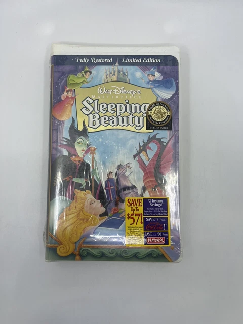 SLEEPING BEAUTY NEW VHS Sealed Original Walt Disney's Masterpiece 1959 ...