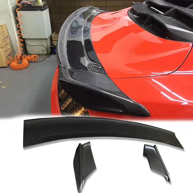 CARBON FIBER REAR Wing Spoiler Body Kit for Ford Mustang 15-22 £215.23 ...