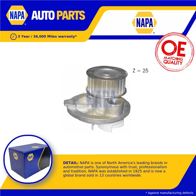 WATER PUMP FITS CHEVROLET CAPTIVA 2.4 06 to 11 Coolant NAPA 24409355 ...