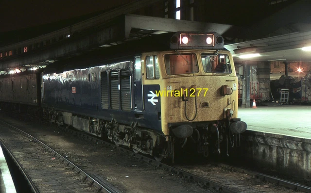 ORIGINAL RAILWAY SLIDE Class 50 50031 at Bristol 22.09.78 £12.00 ...