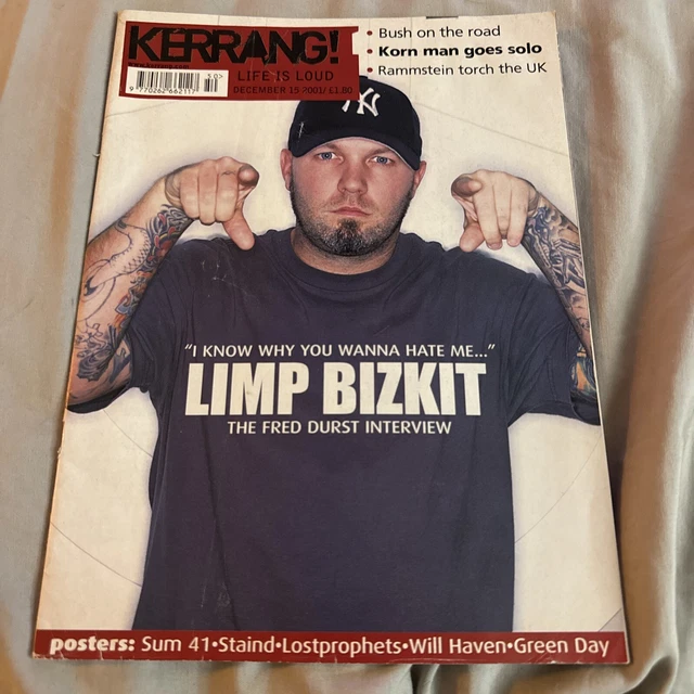 KERRANG MAGAZINE LIMP Bizkit 2001 £11.89 - PicClick UK