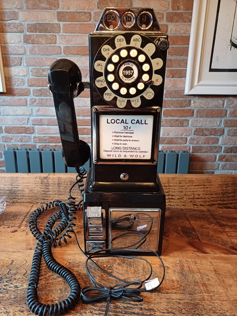 **NOT WORKING** WILD And Wolf Retro Replica 1950s Diner Phone £25.00 ...
