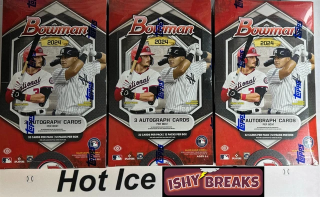 ENRIQUE JIMENEZ DETROIT Tigers 2024 Bowman 3 Jumbo Hobby Box Player ...