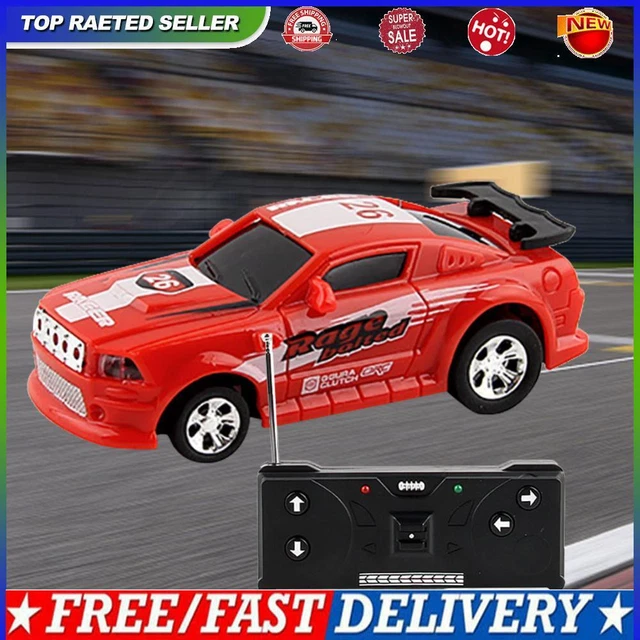 COKE CAN MINI Cans RC Car Battery Operated Mini RC Car LED Lights ...