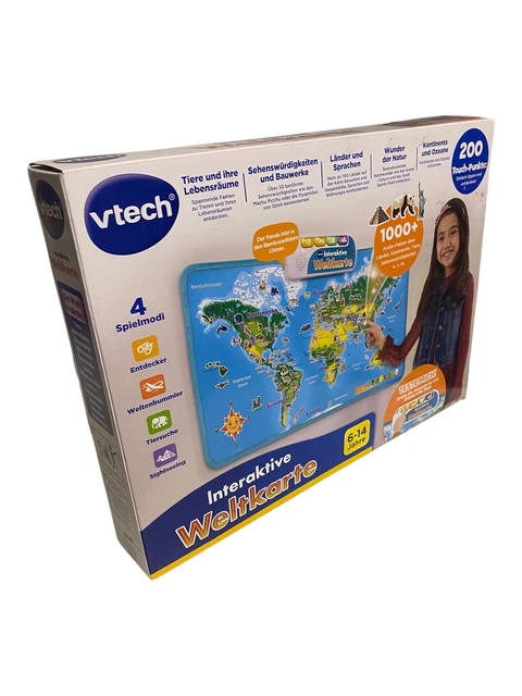 VTECH INTERACTIVE WORLD Map, Learning Fun NEW £39.97 - PicClick UK