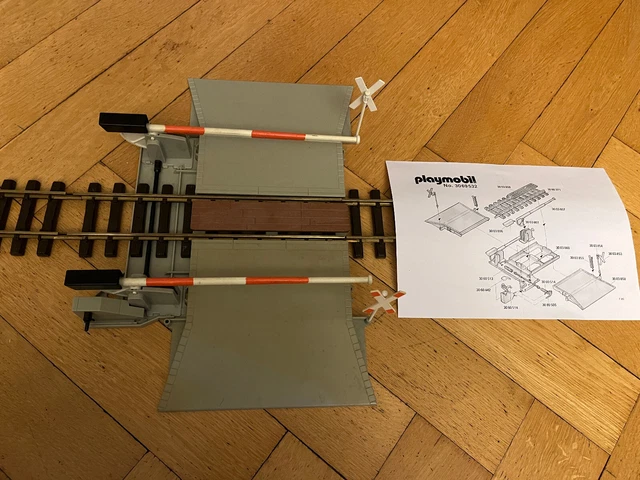 PLAYMOBIL TRAIN EISENBAHN Lgb Spur G Beschrankter Bahnübergang 4364 V 1 EUR 19,00 - PicClick DE