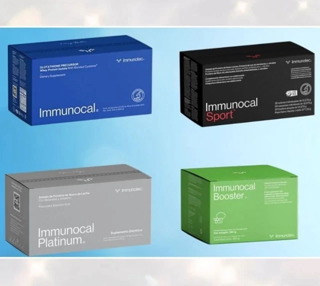 IMMUNOCAL PRODUCTS, REGULAR,ORIGINAL Whey-Protein, New, 100% Natural ...