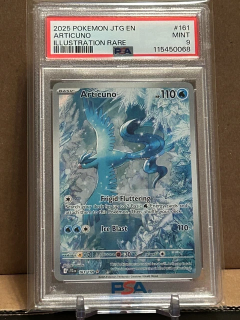 2025 POKEMON ARTICUNO Card 161/159 IR Sv09: Journey Together PSA 9 $37. ...