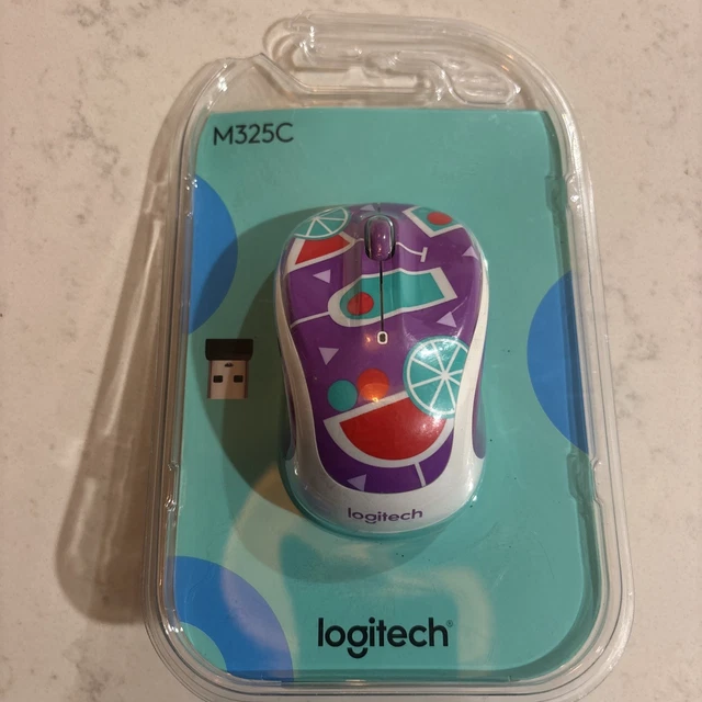 LOGITECH M325C WIRELESS Mouse Cocktail Colour Way Brand New $29.95 ...