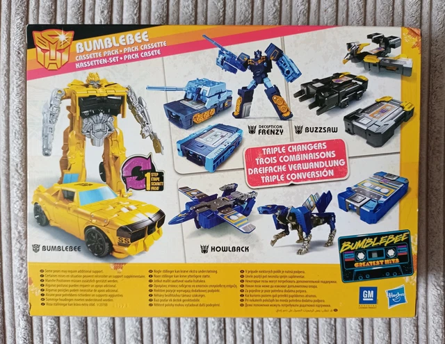 HASBRO TRANSFORMERS BUMBLEBEE Greatest Hits Cassette Pack MISB Frenzy ...