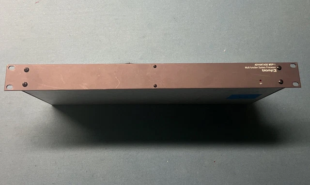 PROCESADOR DE SISTEMA multifunción Biamp Advantage MSP11 EXCEDENTE ...