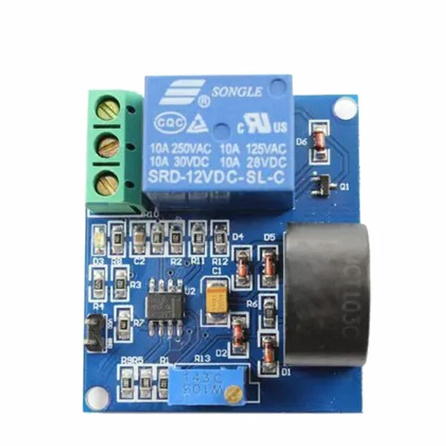 Dc 12v 5a Overcurrent Protection Sensor Module Ac Current Detection