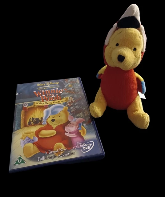 Disney Dvd Winnie The Pooh A Very Merry Pooh Year And Pooh Plush 7 £6 1493