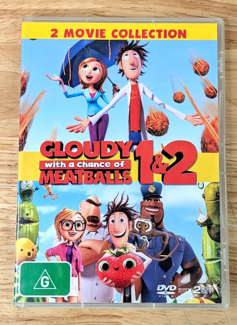 CLOUDY WITH A Chance of Meatballs 1 & 2 - Free Ship - Region 2,4 & 5 $9 ...