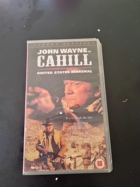 JOHN WAYNE - Cahill US States Marshall VHS PAL Tested and working £3.84 ...