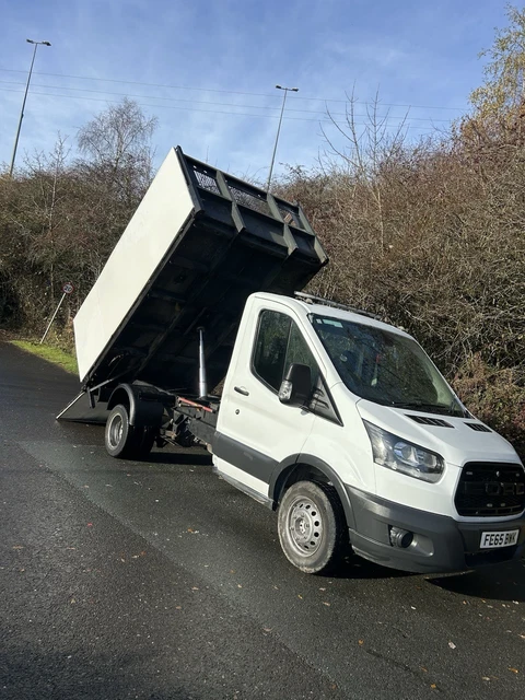 2015 FORD TRANSIT Mk8 Single Cab Tipper 2.2 With Tail Lift Caged ...