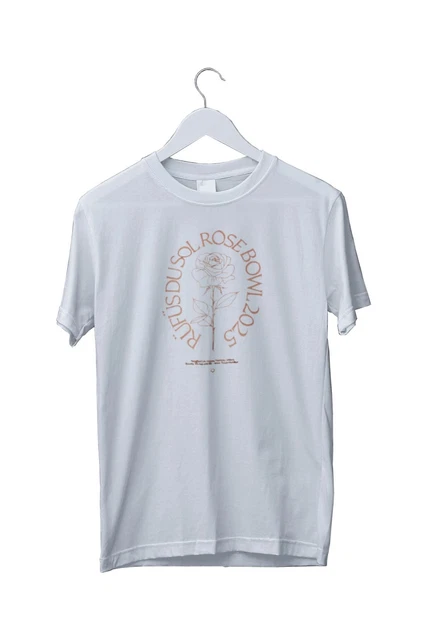 RUFUS DU SOL Rose Bowl 2025 World Tour T-Shirt Mens S M L XL 2 3 4 XL £ ...