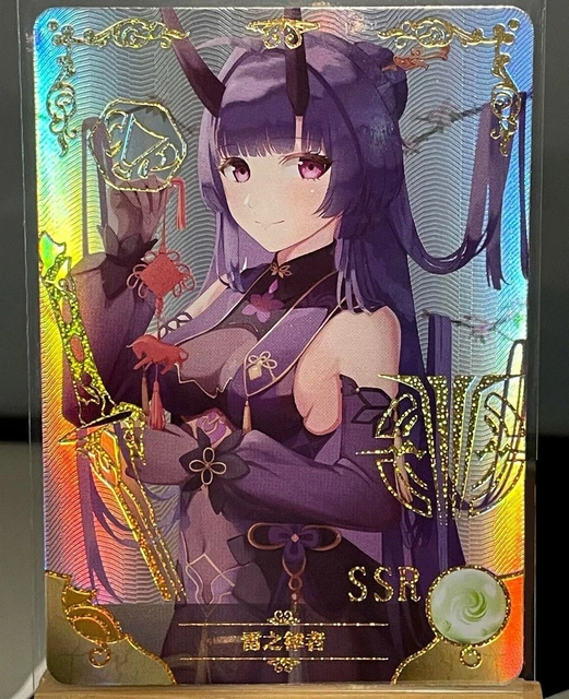 RAIDEN MEI HONKAI Impact CARTE SSR Goddess Story Anime Waifu holo Card ...