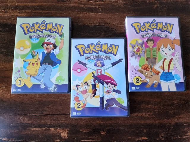 POKEMON: INDIGO LEAGUE Disc 1, 2, & 3 DVD Set Viz Media Anime TV ...