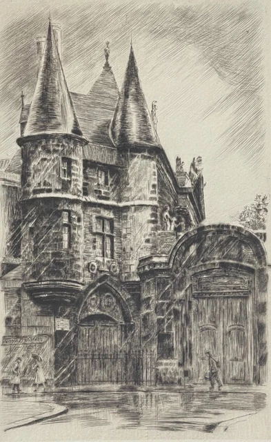 PARIS HÔTEL D'OLIVIER de Clisson rue de Chaume Charles SAMSON C 1950 ...