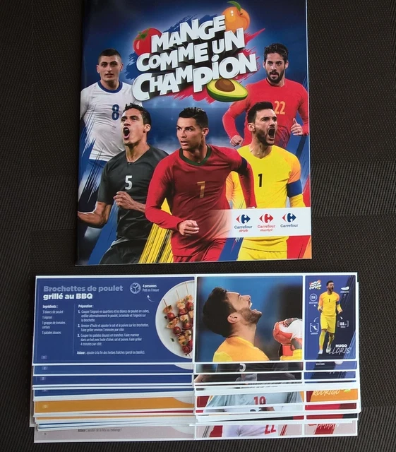 MANGE COMME UN Champion Carrefour : Album Complet A Coller** EUR 15,00 ...