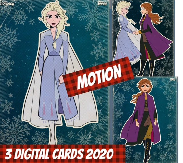 TOPPS DISNEY COLLECT Elsa Anna Frozen 2 Journey Collection Vintage ...
