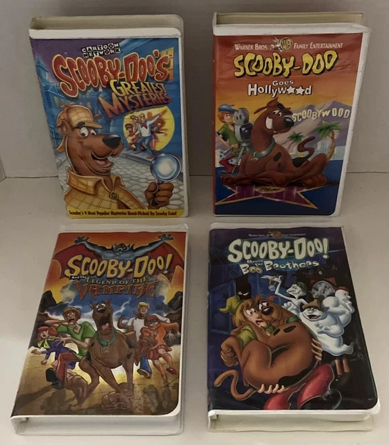 VINTAGE SCOOBY DOO vhs lot / Bundle Of 4 Boo Brothers, Great Mysteries ...