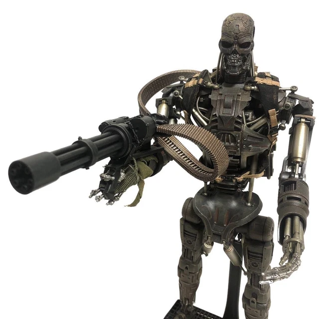 TERMINATOR 4 MOVIE Masterpiece T-600 End Skeleton Figure 1/6 Scale Used ...