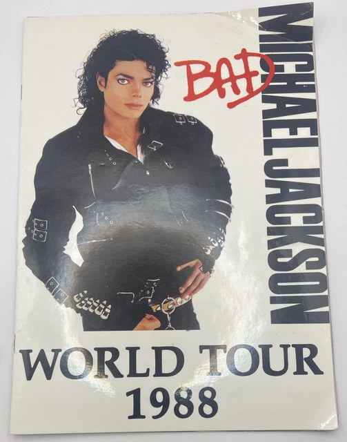 MICHAEL JACKSON BAD World Tour Programme 1988 £5.69 - PicClick UK