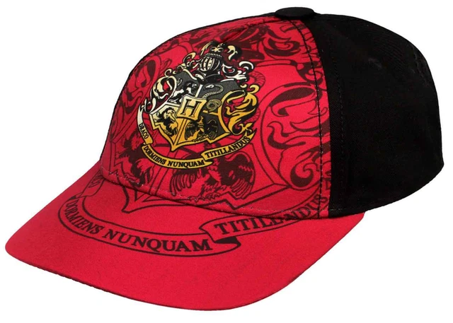NEUF OFFICIEL HARRY Potter Gryffondor Crest Logo Casquette Baseball Hip ...