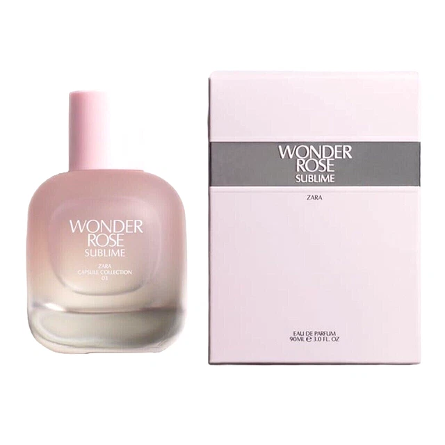 ZARA WONDER ROSE Sublime Collection 3 Fl Oz 90 ml Women EDP Parfum ...